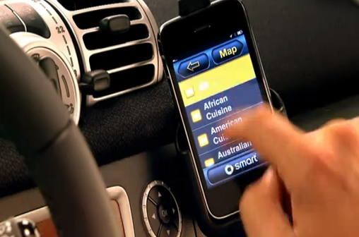 [아이폰 앱 추천 - 벤츠 스마트 자동차 전용 스마트 드라이브(smart drive) 킷(kit) 포 아이폰(for iphone ...